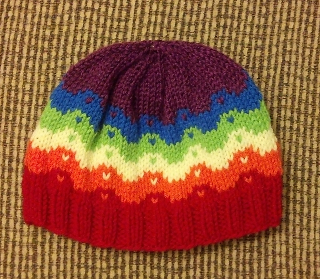 Ravelry: Wave Spectrum Hat pattern by Meagan Poteete-Johnson
