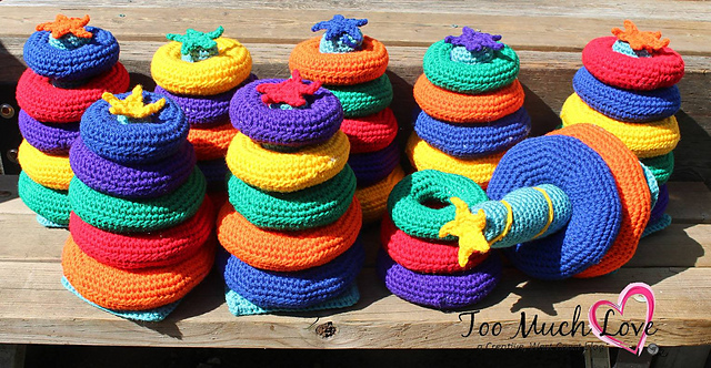 Ravelry: Stacking Ring Baby Toy pattern by West Coast Mom
