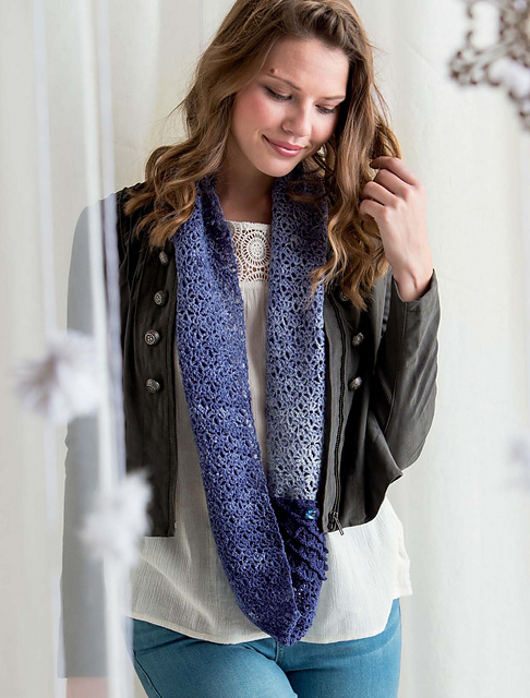 Ravelry: Denim Infinity Scarf pattern by Marly Bird
