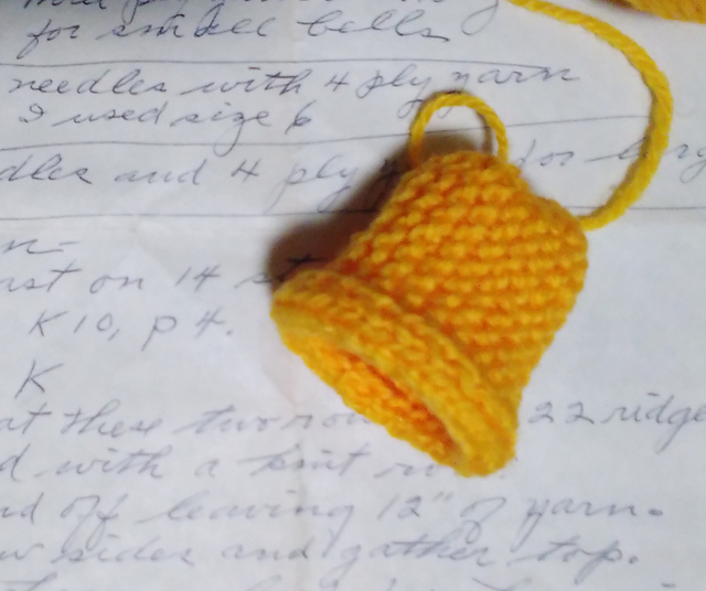 Ravelry: Aunt Eda's Christmas Bells pattern by Weasies Works