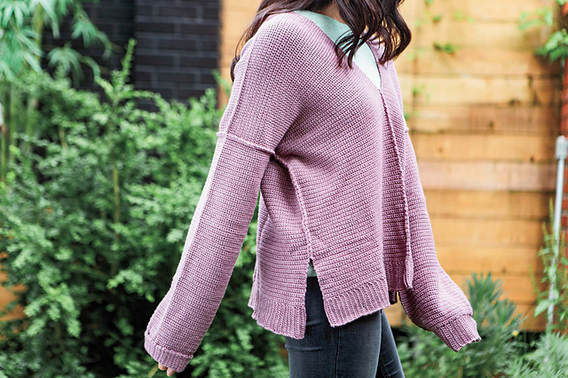 Ravelry: Effortless Oversized Top pattern by KNITSAFARI