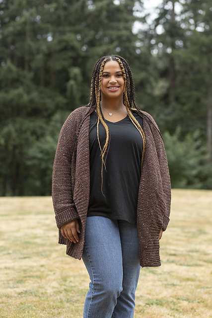Ravelry: Optimism Drape Front Cardi pattern by Brynnan Foster