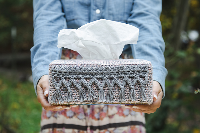 Ravelry: Cottage Cozy Tissue Topper pattern by Dana Hogan