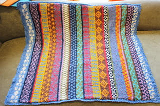 Ravelry: Kilim Blanket 2 (Steeked) pattern by Wendy Diamond