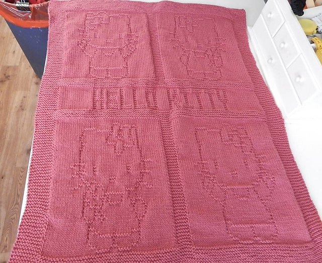 Ravelry: Hello Kitty Blanket pattern by Wendys Boutique