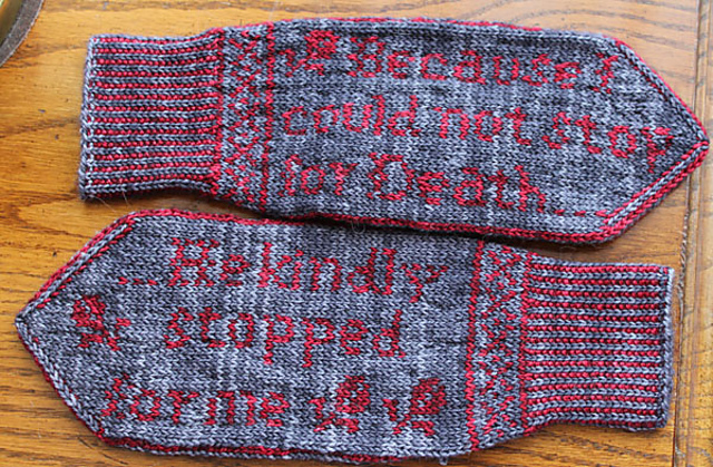 Ravelry: Morbid Mittens pattern by Wendy D. Johnson