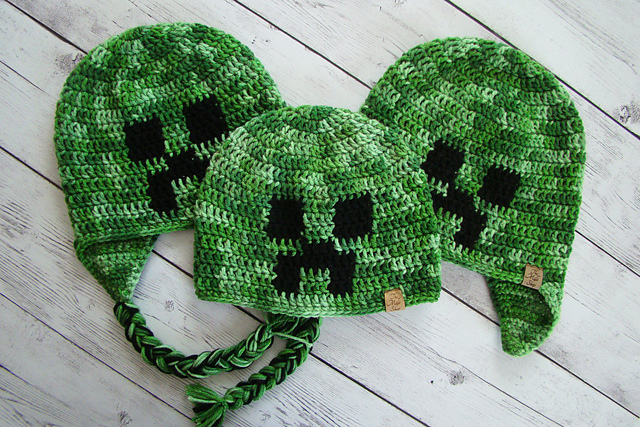 Ravelry: Minecraft Creeper Set pattern by Wendy Millé