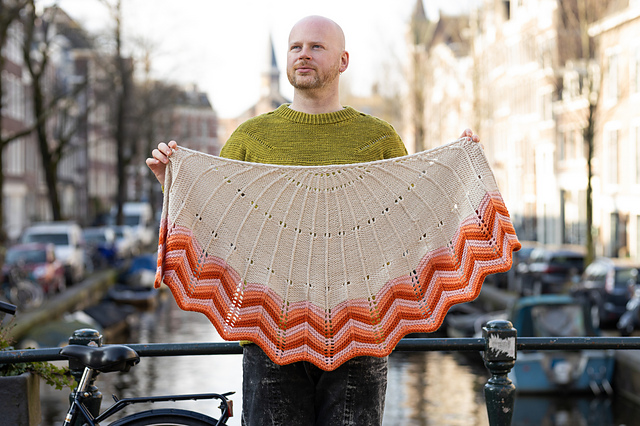 Ravelry: Retro Chevron Shawl pattern by Stephen West