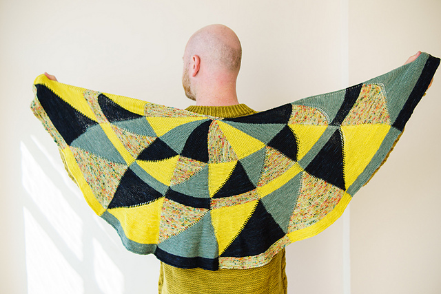 Ravelry: Pinwheel Pop Shawl pattern by Stephen West