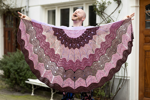 Ravelry: Striation Valley Shawl pattern by Stephen West