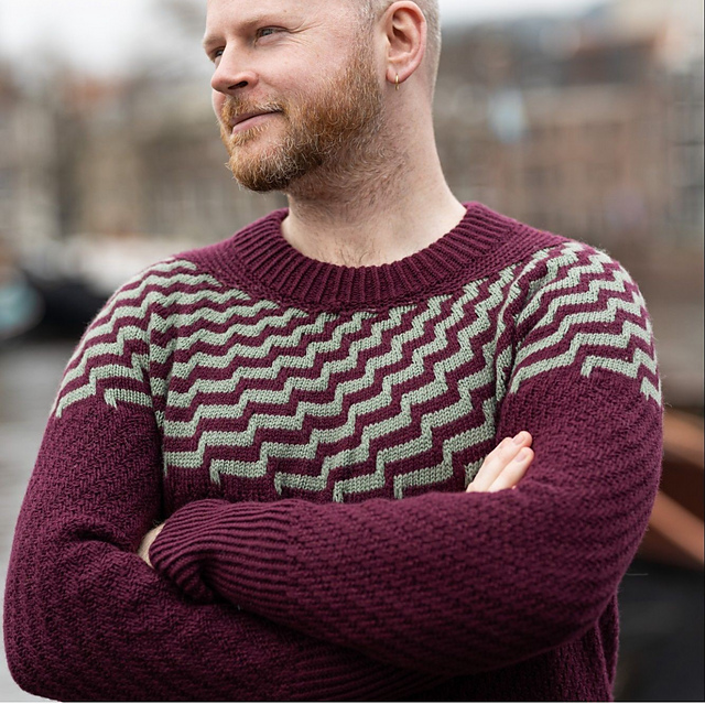 Ravelry: Contrast Blast Sweater pattern by Stephen West