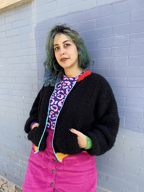 Ravelry: Li'l Bear Teddy Jacket pattern by Jacqui Valdez