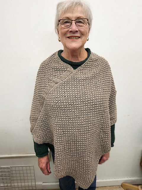 Ravelry: A Berry Nice Poncho pattern by Carol Markley