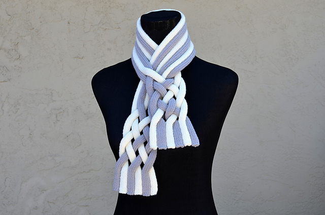 Ravelry: Braided String Scarf pattern by Christy Hills