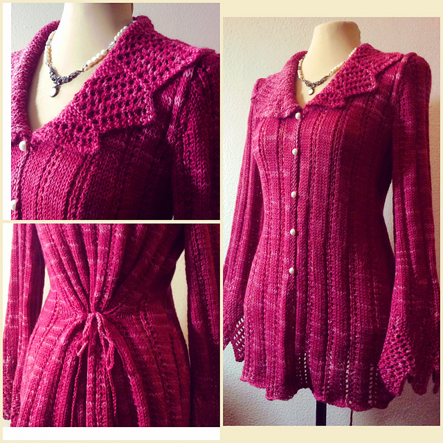 Ravelry: Easy Lace Jacket pattern by Joan McGowan-Michael