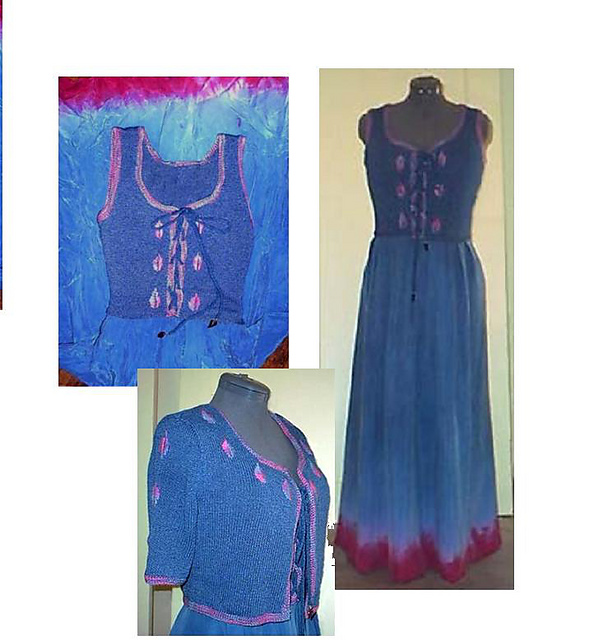 Ravelry: Mood Indigo 2-piece dress pattern by Joan McGowan-Michael