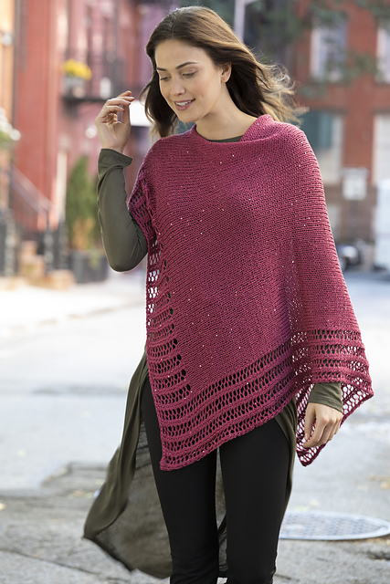 Ravelry: City Lights Poncho pattern by Whitney Spivey