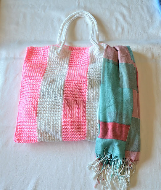 Ravelry: Stripe Block Tote Bag pattern by Wiam's Crafts