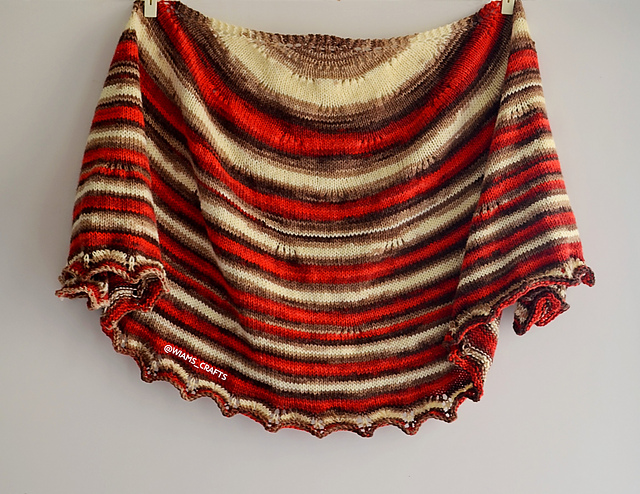 Ravelry: Mocha Cherry shawl pattern by Wiam's Crafts