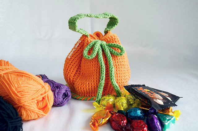 Ravelry: Trick or Treat Pumpkin Bag pattern by Wiam's Crafts