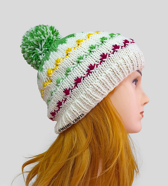 Ravelry: Christmas Lotus Hat pattern by Wiam's Crafts