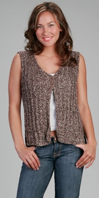 Ravelry: Twize Tweed Vest pattern by Kennita Tully