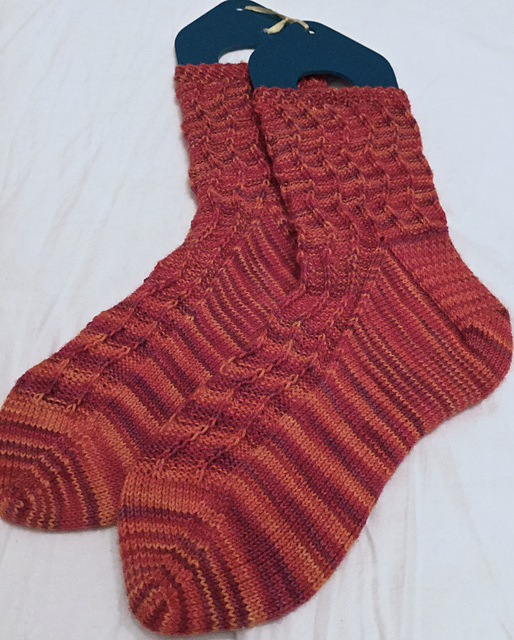 Ravelry: Blue Lightning Socks pattern by Annie O'con