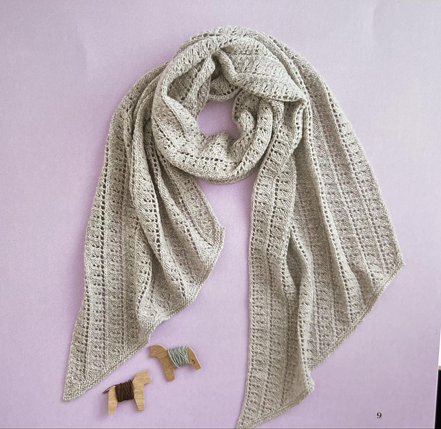 Ravelry: Shawl in Diagonal Pattern pattern by Nihon Vogue (日本ヴォーグ社)