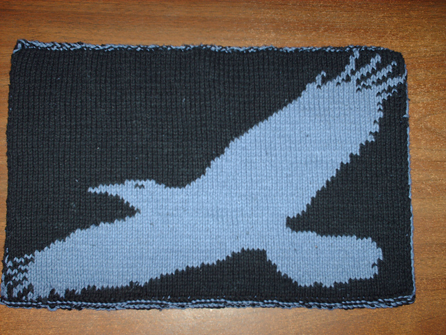 Ravelry: Flying raven chart pattern by corvus corone corone