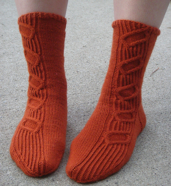 Ravelry: Signature Cables & Twists Sock (Cuff Down) pattern by Kate ...