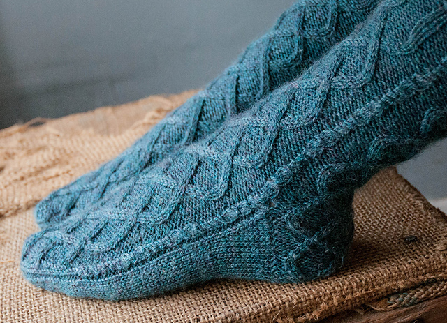 Ravelry: Northern Lights Socks pattern by Kate Atherley