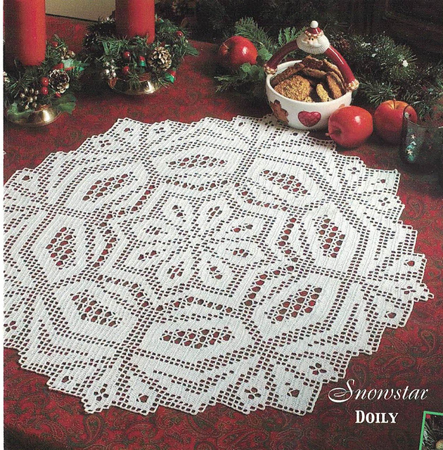 Ravelry: Snowstar Doily pattern by Hartmut Hass