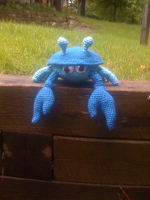 Ravelry: Sheldon the Blue Crab pattern by Wendy Smalley