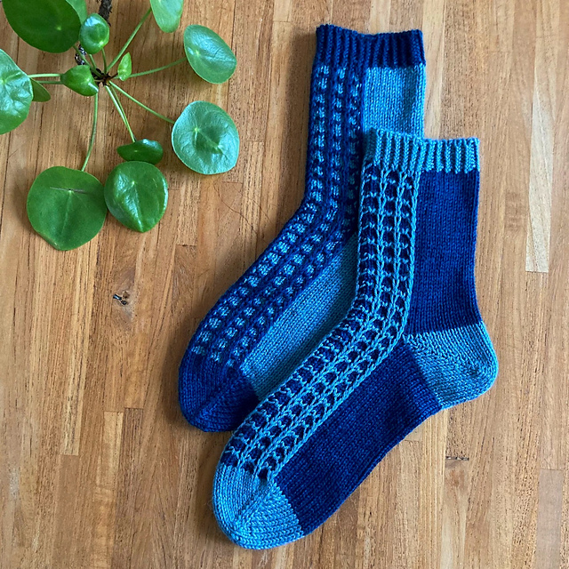 Ravelry: Socks: Fency DK pattern by Tina van den Berg