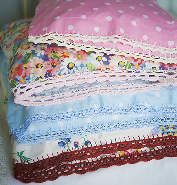 Ravelry: Pillowcase Edgings pattern by Tracey Todhunter