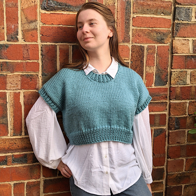 Ravelry: Simple Adult Vest pattern by Wool Baa