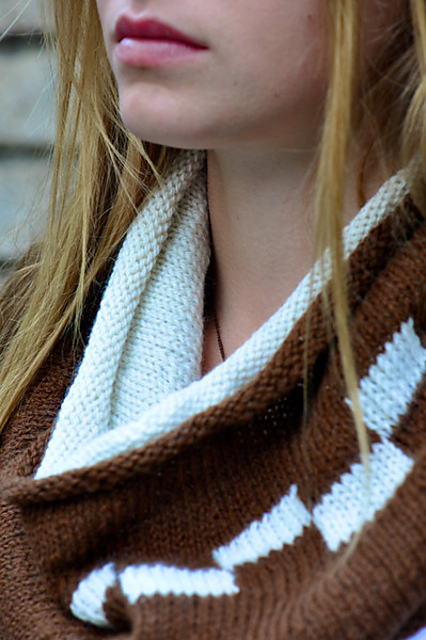 Ravelry: Double Knit Checkerboard Cowl pattern by Erica Schlueter