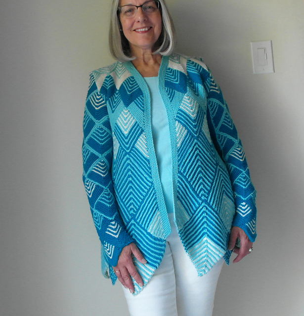 Ravelry: woolkin's My Harlequin Swagger Jacket