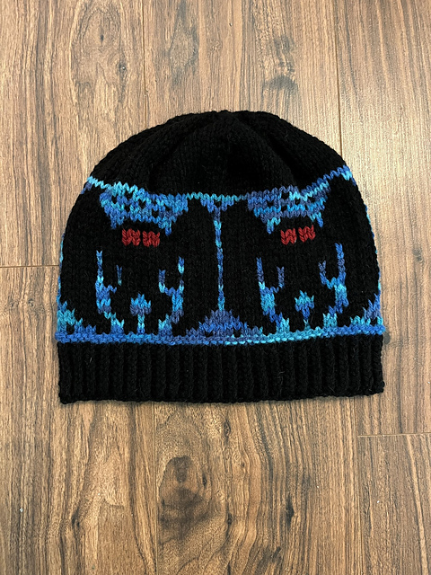 Ravelry: Mothman Knit Hat pattern by WoollyRhinoCrafts