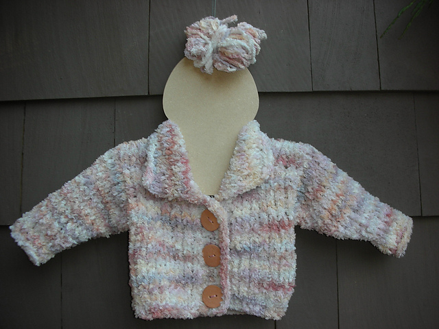 Ravelry: Spoiled Rotten Baby Cardigan pattern by Susan Shabo
