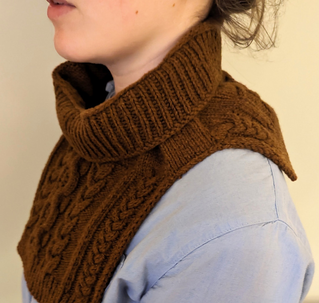 Ravelry: The cabled collar pattern by workknits designs