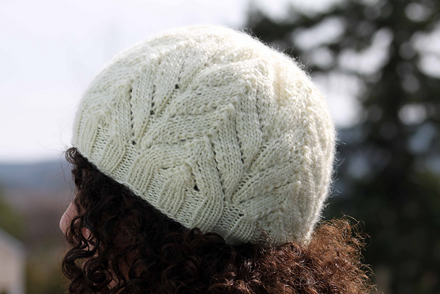 Ravelry: White Dome Beanie pattern by Nadia Elgawarsha