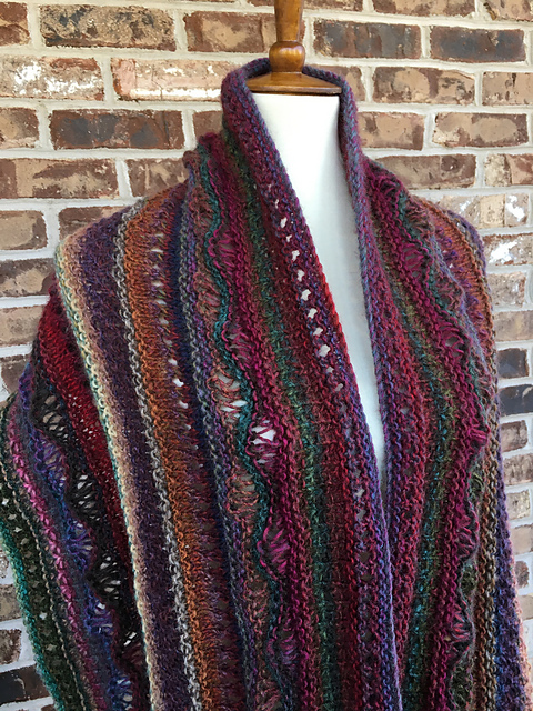 Ravelry: wrenknits' Stitch Sampler Shawl