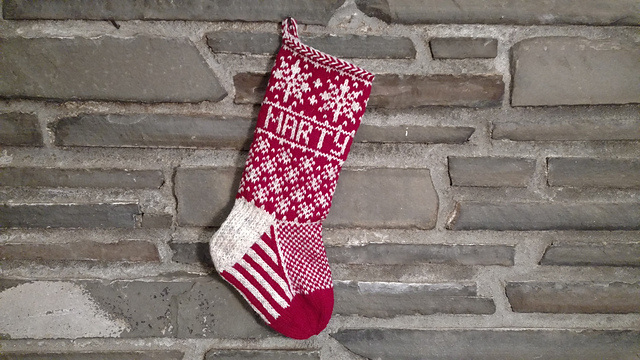 Ravelry: Snowflake Stocking pattern by Alyssa Brincka