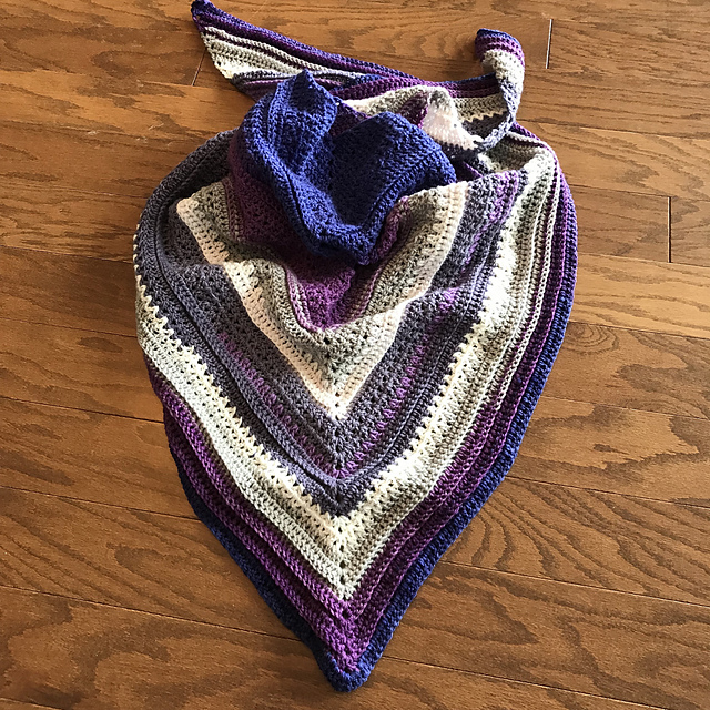 Ravelry: Simple Paths Shawl pattern by Sarah Merchant