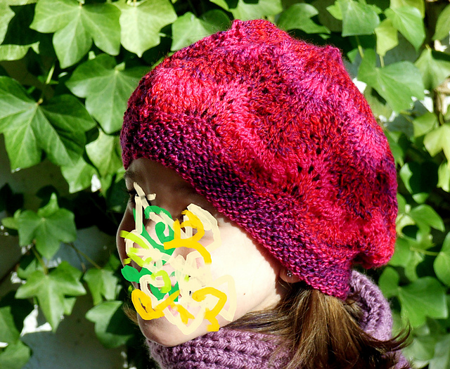 Ravelry: Wavy Lace Beret pattern by Coats Design Team