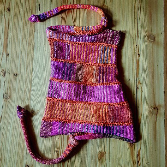 Ravelry: wuscheltigger's Noose, der Knotenloop N°3 - Pink Orange Melange