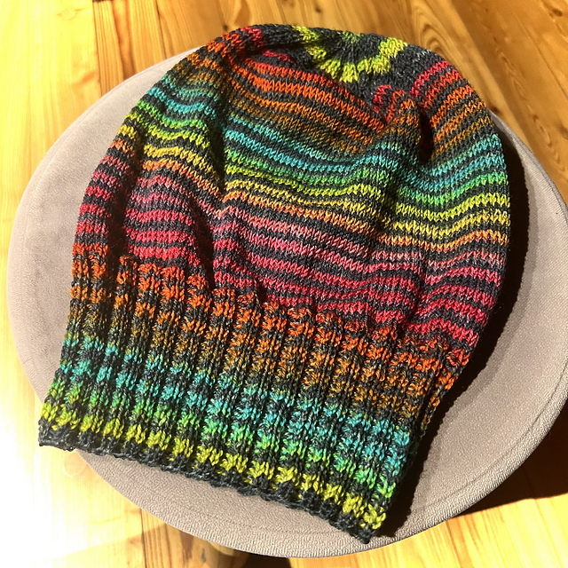 Ravelry: wuscheltigger's Sockhead Slouch Hat ~Woolly Hugs • Rainbow~