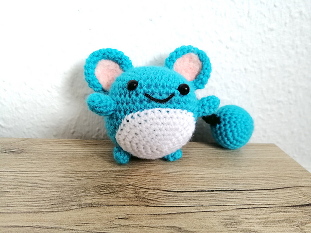 Ravelry: Marill (Pokemon) pattern by Rina Mogryna Art