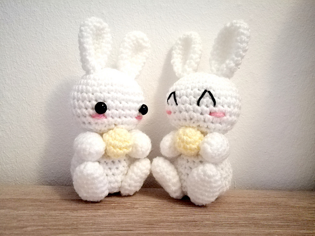 Ravelry: Tsukimi bunnies pattern by Rina Mogryna Art